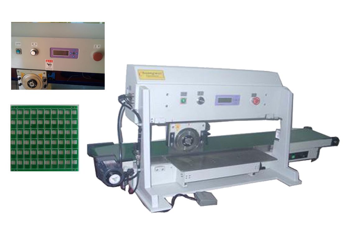 CWV-2A Pcb Depaneling Machine With Converoy, Motorized Pcb Depanelizer ...