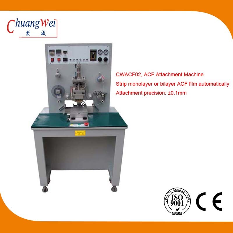 FPC to PCB Soldering Solution ACF Bonding Machine with Rotatable Tables