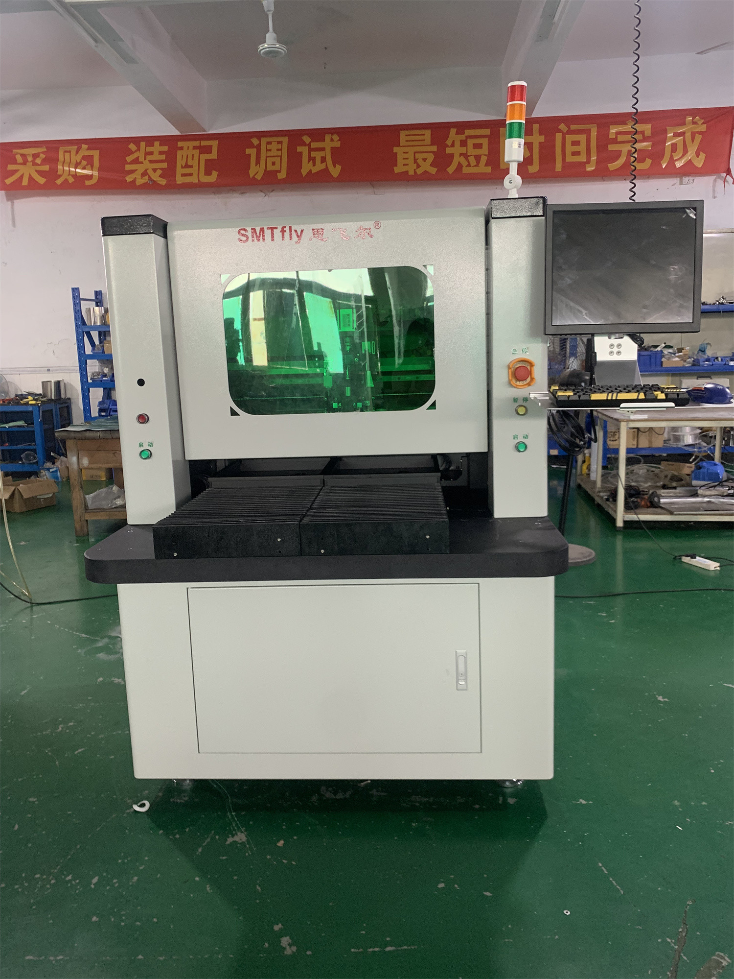 Manual Workstation PCB CNC Router With 0.001mm Manipulator Positioning Axis