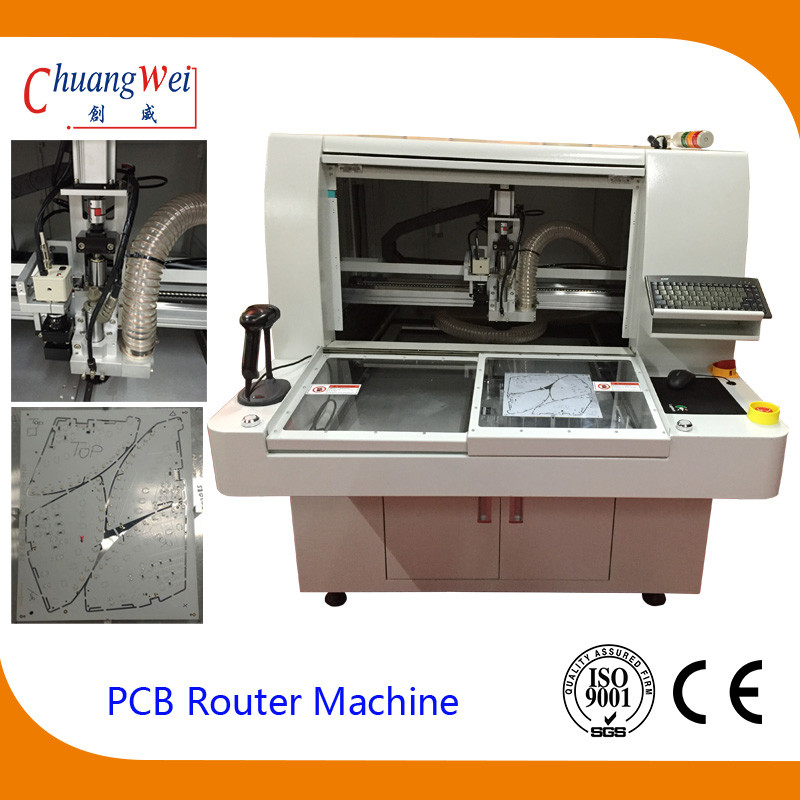PCB Router Depanelizer with Double Working Tables Optional 220V or 110V