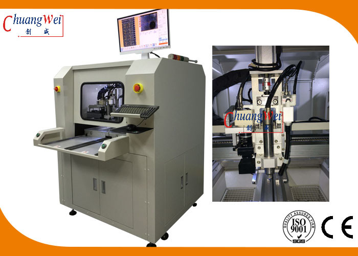 Spindle PCB Depaneling Router with CCD Camera System 220V