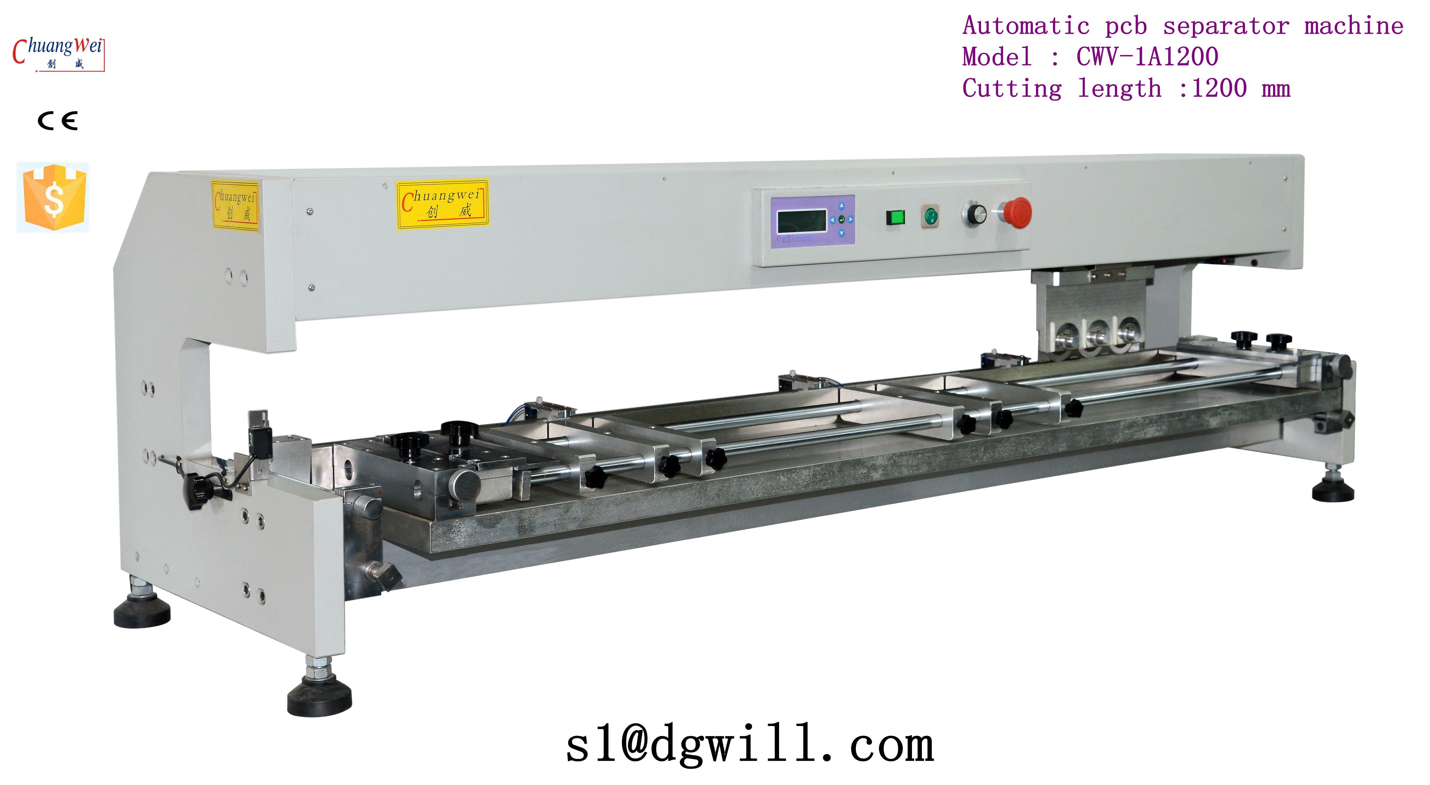 Automatic Pcb Separator Cutting 1200mm Length Board with Fast Speed